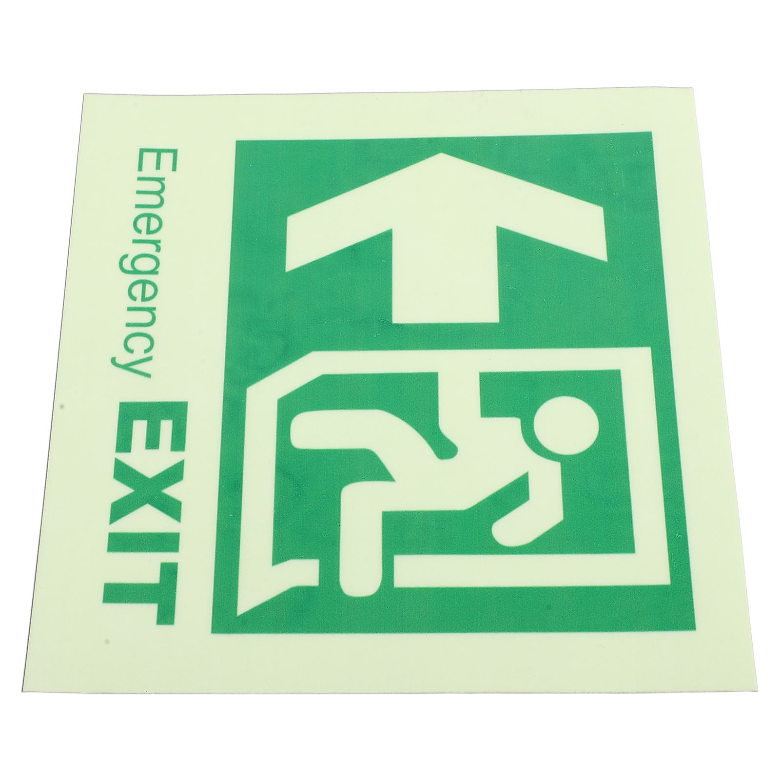 WORGEOUS Emergency Exit Sign Sticker .00X20.00X0.10CM Light Green ...