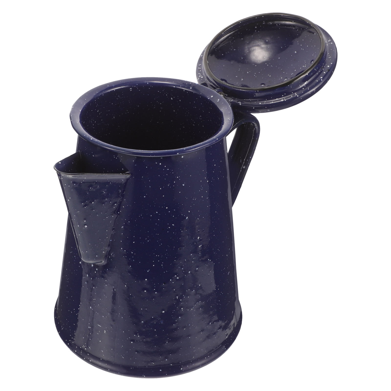 WORGEOUS Enamel Coffee Pot Flower Teapot Household Water Pot Coffee Pot ...