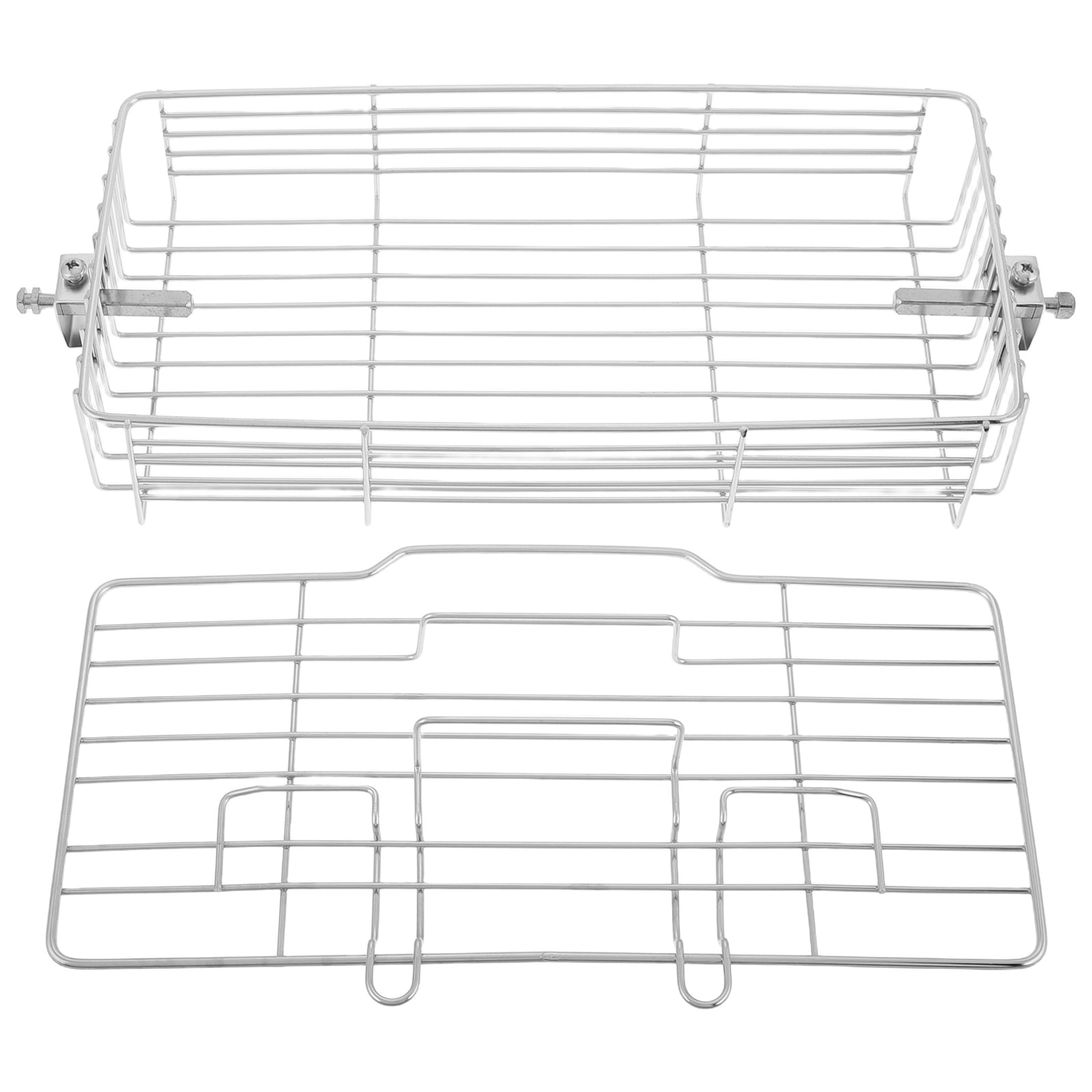 WORGEOUS Expandable Rotisserie Grill Cage for Fish Chicken Wings Lamb ...