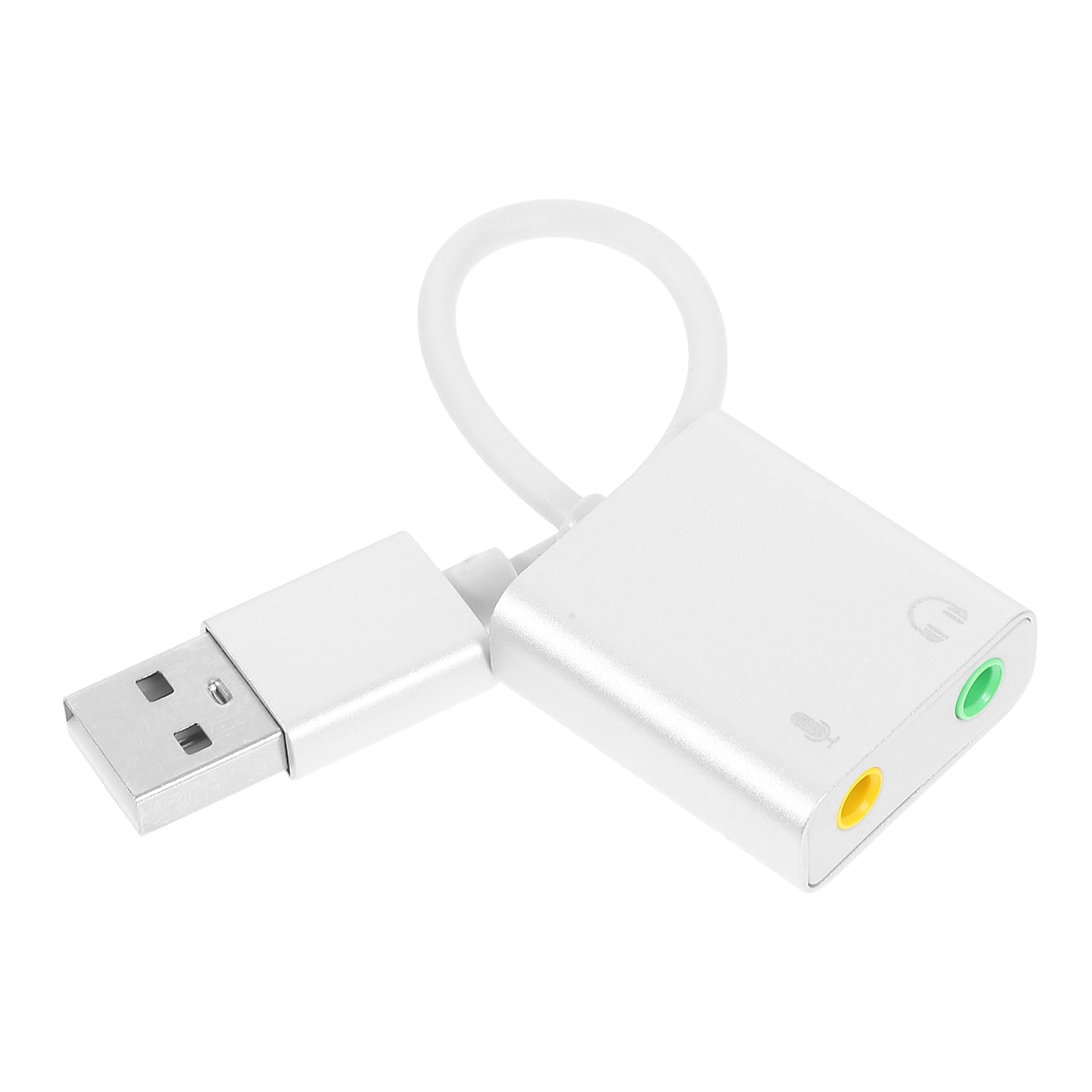 WORGEOUS External Sound Card Converter Pc Mic Adapter With High ...