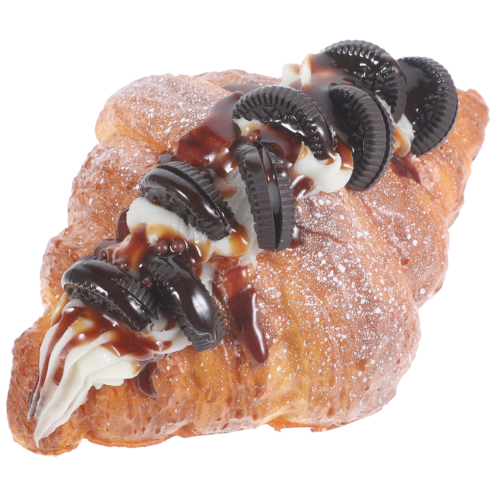 WORGEOUS Fake PU Bread Artificial Croissant Bread Model Kitchen ...