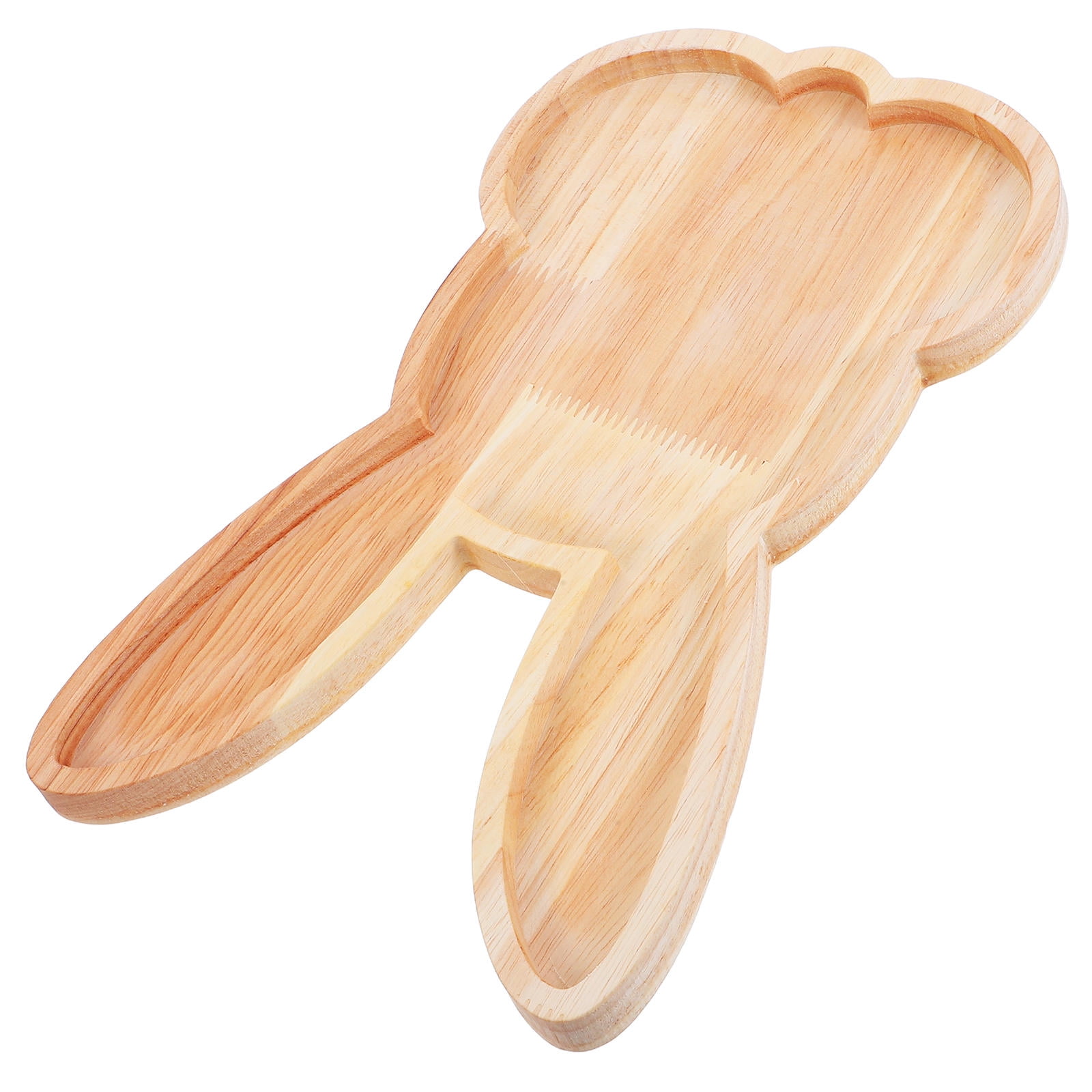 WORGEOUS Farmhouse Serving Tray Easter Bunny Platter Wood Plate Nesting ...