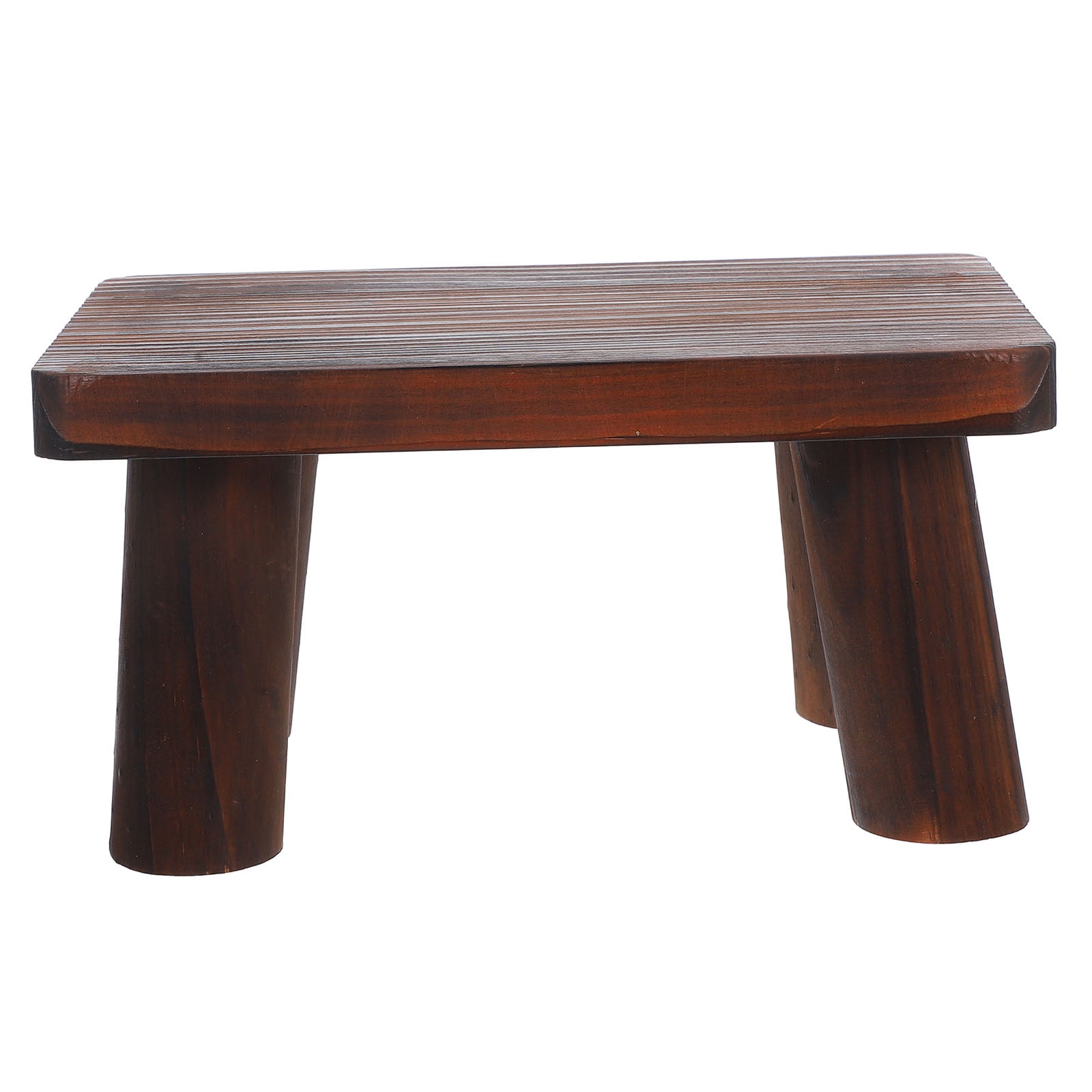 WORGEOUS Farmhouse Wood Step Stool Bedside Stool Small Rustic Plant ...