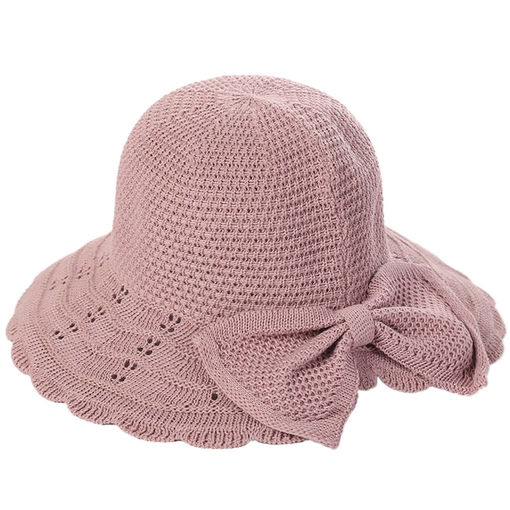 WORGEOUS Fashion Dome Hat Creative Knitted Hat Beach Sun Block Hat ...