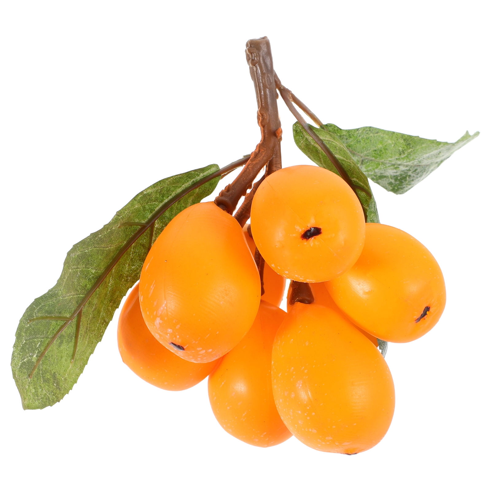 WORGEOUS Faux Loquats String Model Realistic Plastic Fake Fruit Decor ...