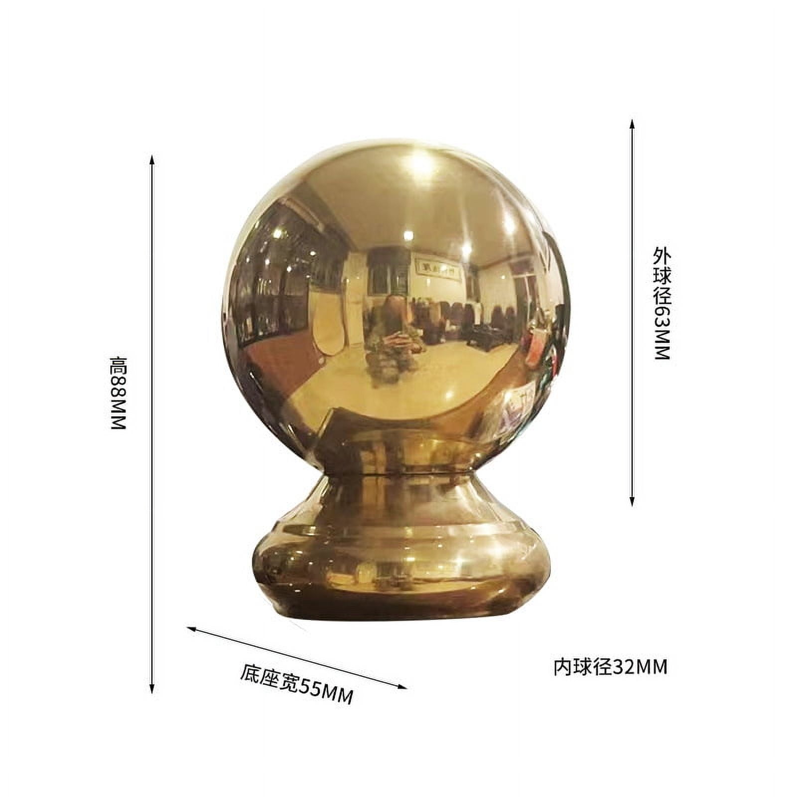 WORGEOUS Fence Post Caps with Top Ball Post Caps Ball Dome Deck Post ...