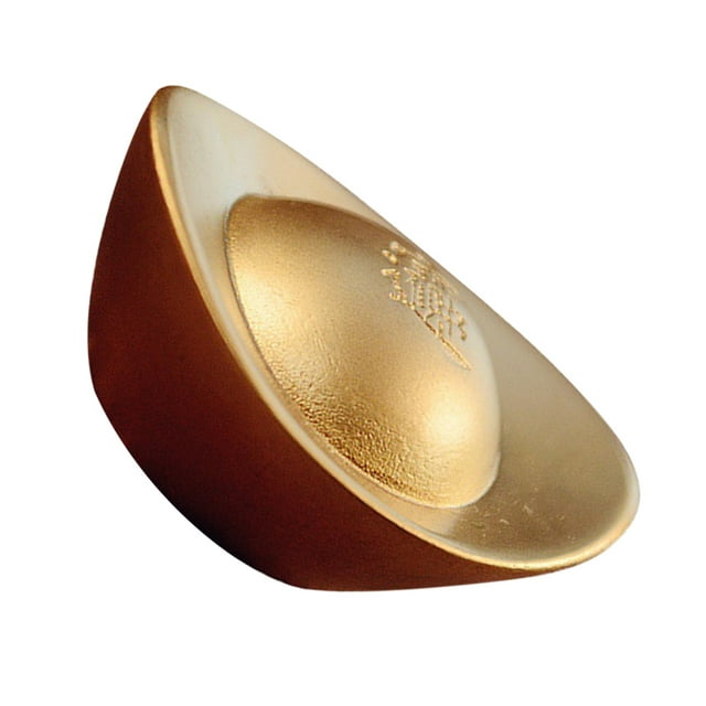 WORGEOUS Feng Ships Bell Ingots Home Decor 4.9X3X2.1CM Golden - Walmart.com