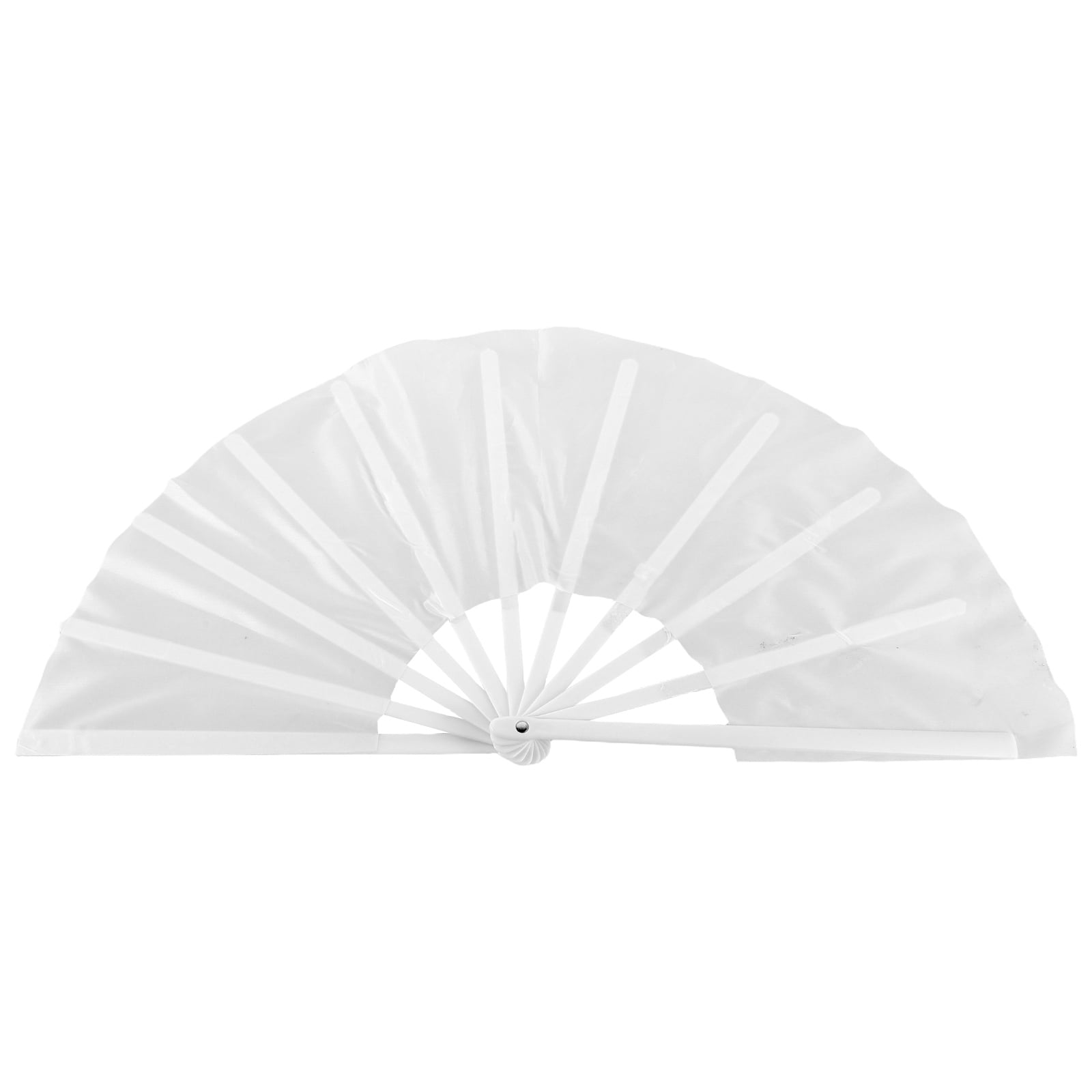 WORGEOUS Festival Dance Party Hand Fans Large Decorative Fabric Folding ...