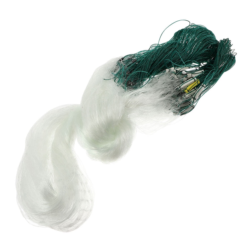 WORGEOUS Fishing Gear Trap 1Set White Silk Gill Nets For Survival ...