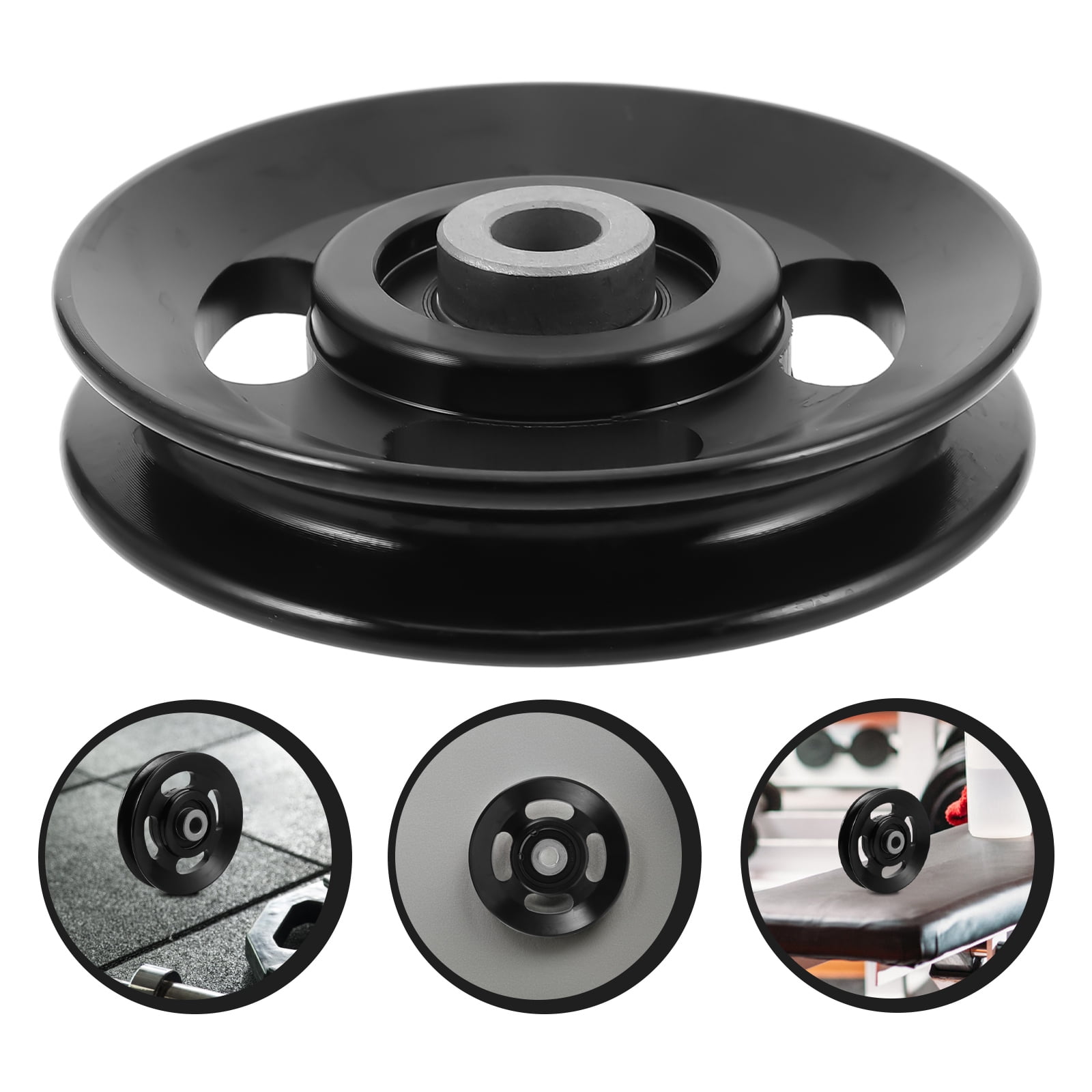 WORGEOUS Fitness Equipment Bracket Pulley Metal Gym Pulley System Wheel ...