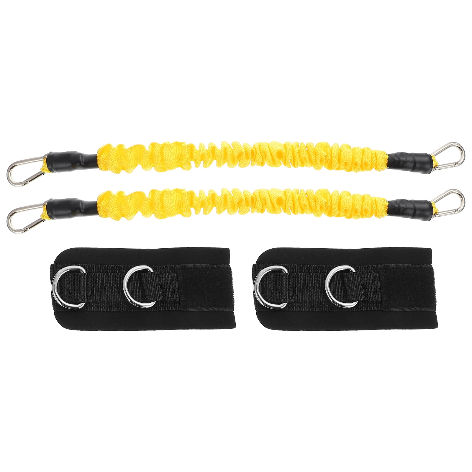 WORGEOUS Fitness Tube Bands Ankle Resistant Resistance Boxing Yellow ...