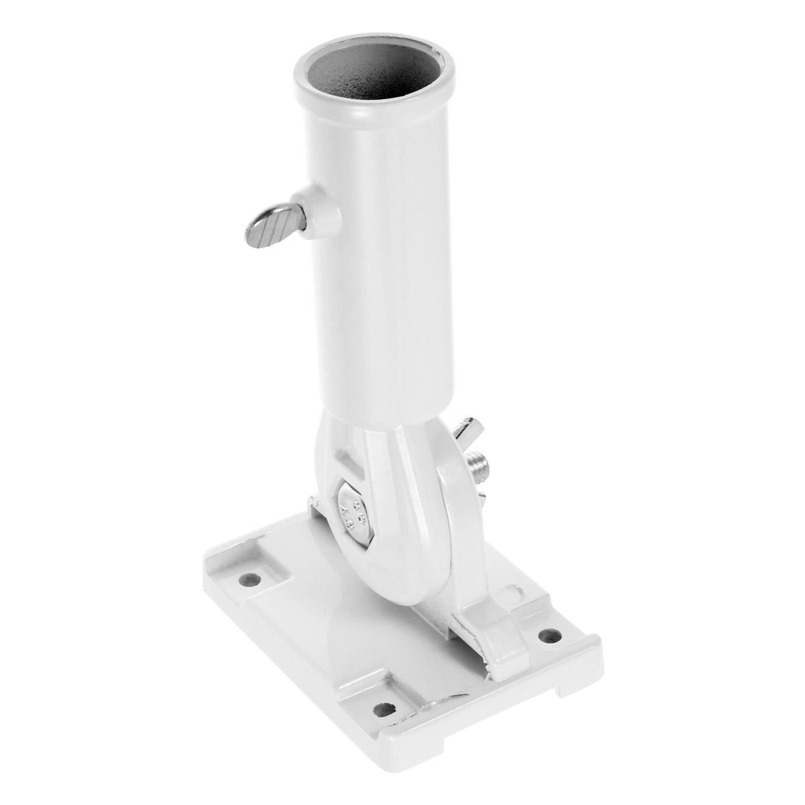 WORGEOUS Flagpole Base Mount for outside House Frame Flagpoles White ...