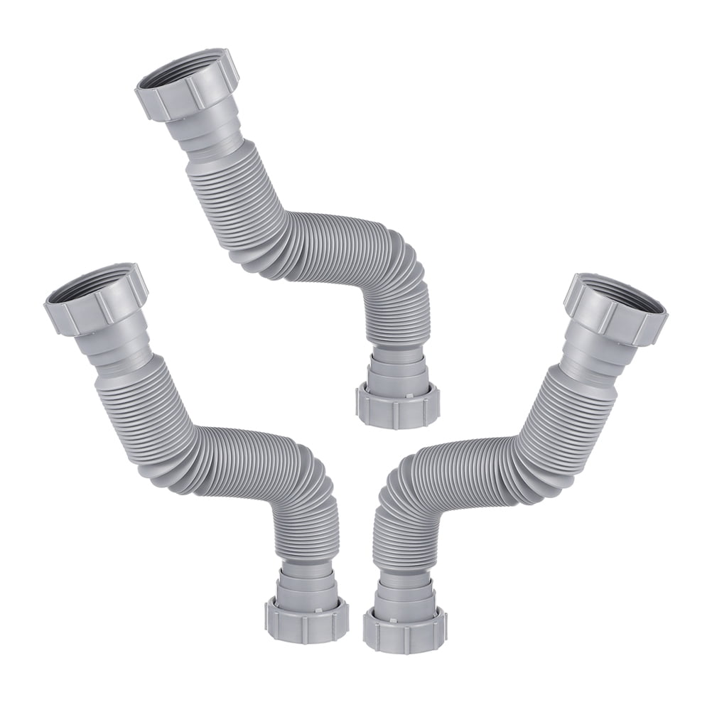 WORGEOUS Flexible Tub Drain Hose - Extendable Sink Drain Pipe for ...