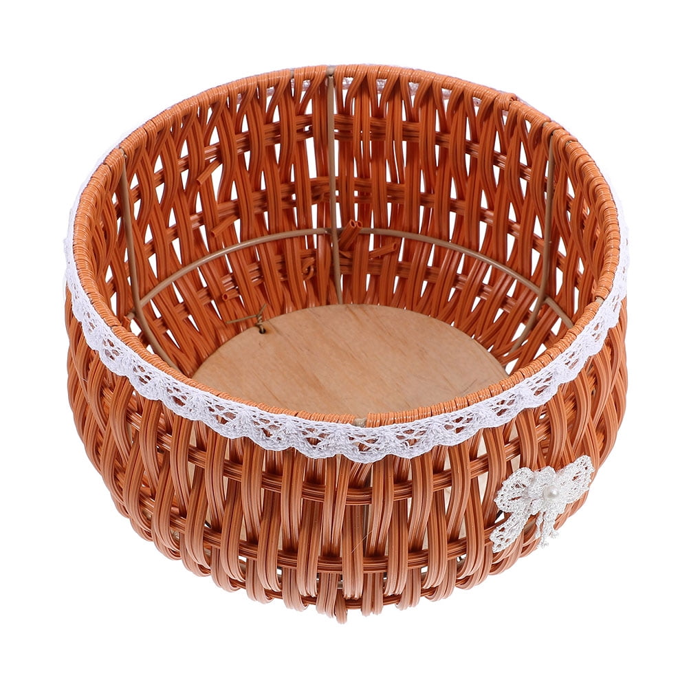 WORGEOUS Flower Basket Pans Wicker for Blankets Seagrass Indoor Plant ...