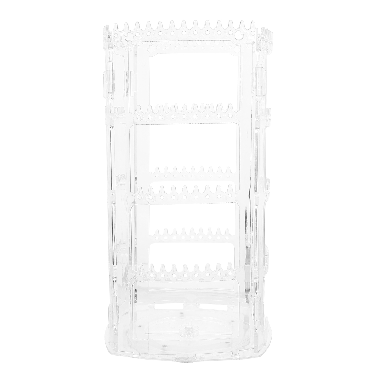 WORGEOUS Foldable Display Stands Transparent Earring Displays Rotating ...
