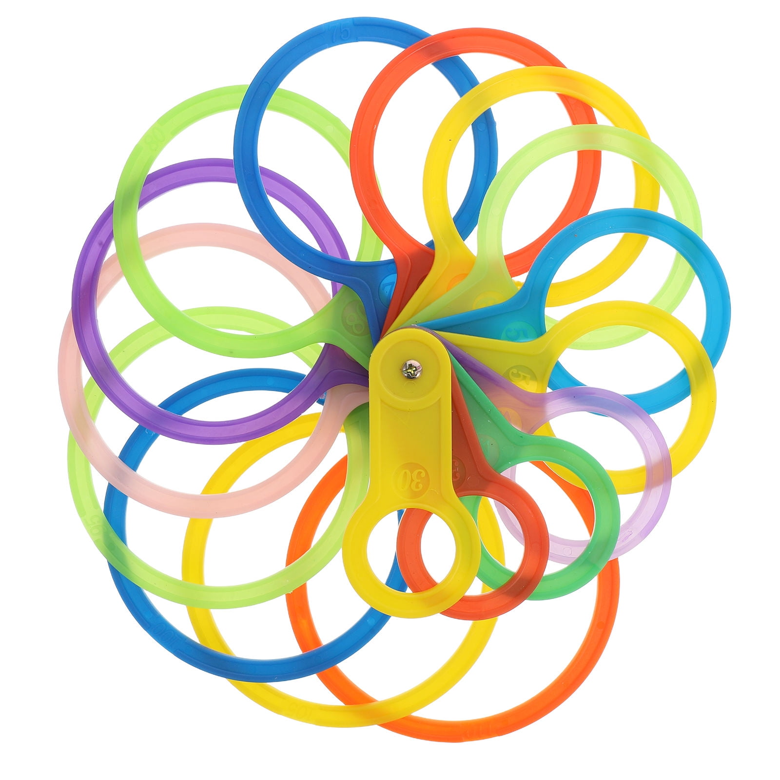 WORGEOUS Fruit Diameter Measuring Tool Plastic Fruit Measuring Circles ...