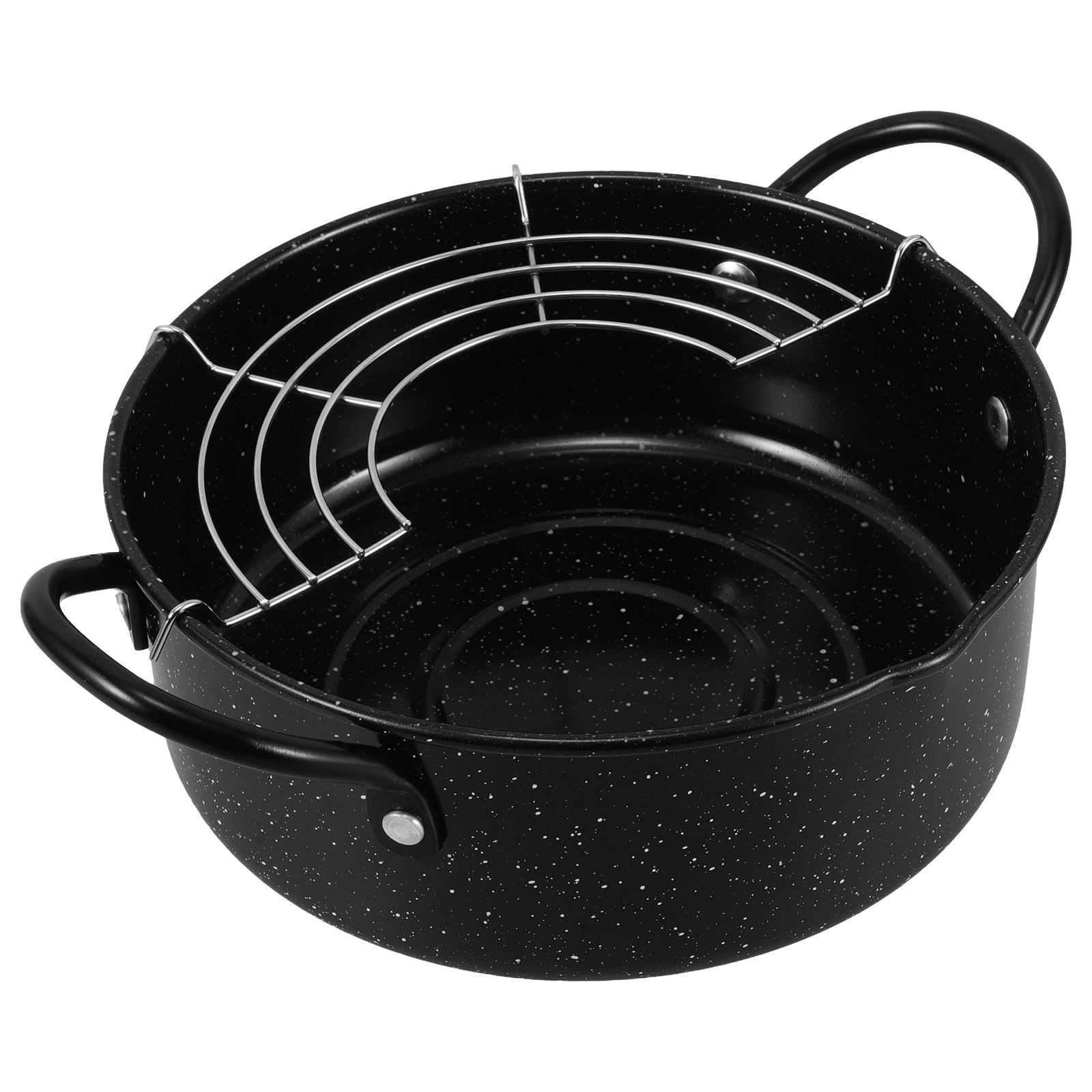 WORGEOUS Frying Pot Household Japanese Frying Pan Small Fryer Tempura ...