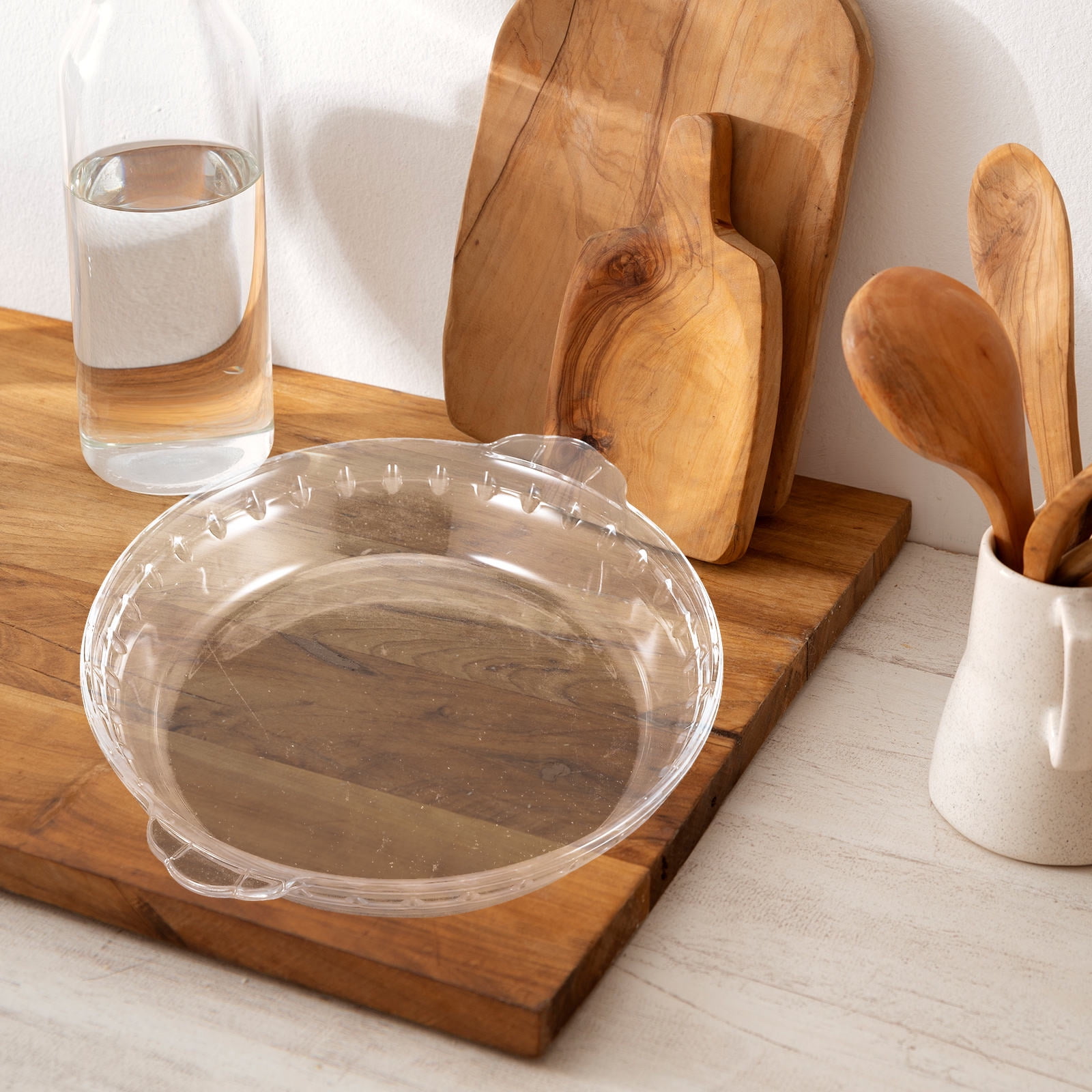 WORGEOUS Glass Pie Plate Pie Baking Dishes With Handles Round Baking ...