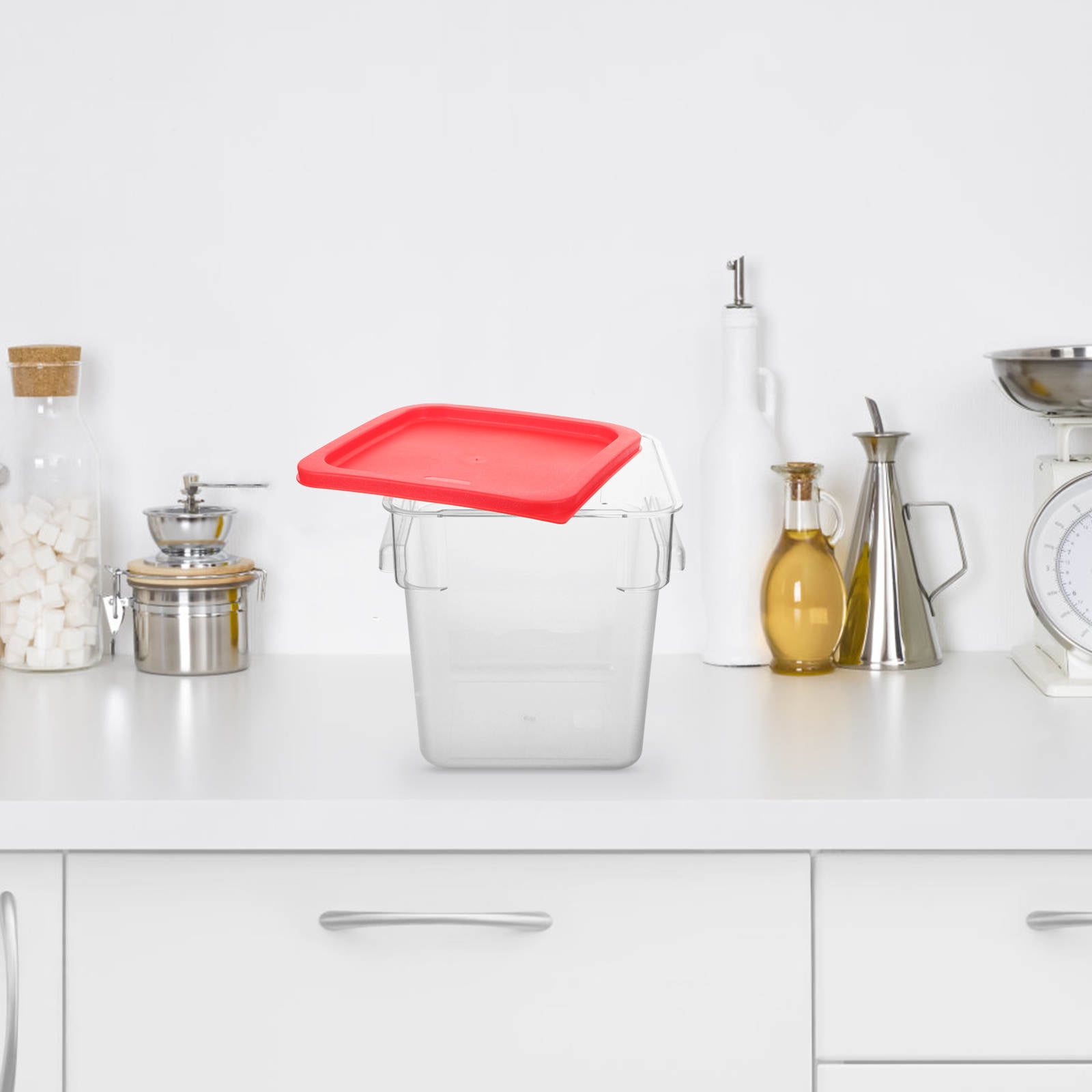 WORGEOUS Grain Storage Bucket Storage Container Rice Dispenser Sealed ...