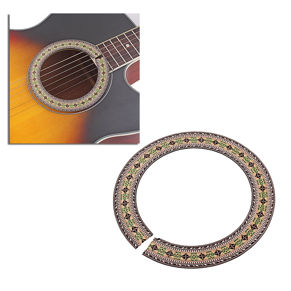 WORGEOUS Guitar Sound Hole Decoration Guitar Sound Hole Design Khaki ...