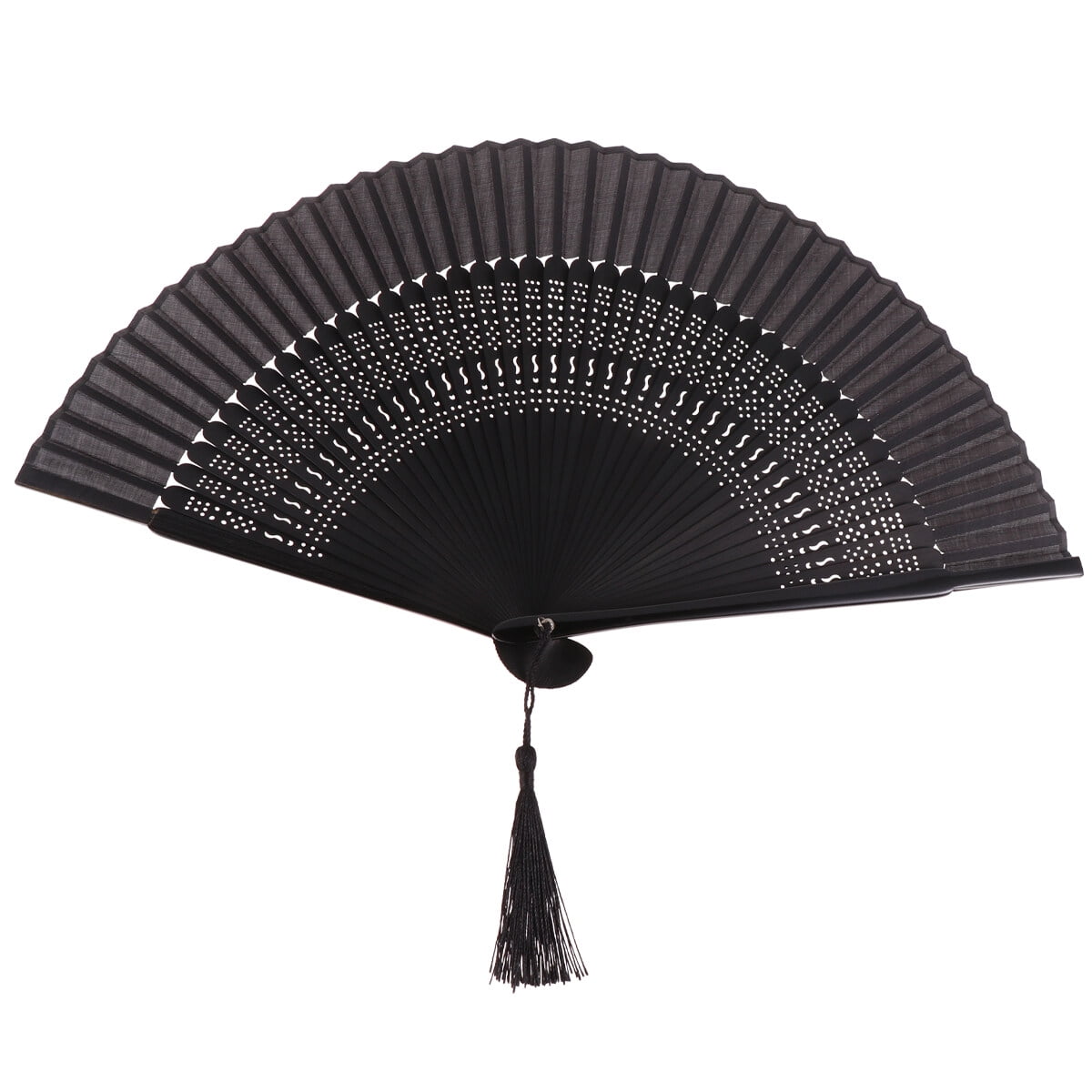 WORGEOUS Hand Fans for Women Foldable White Folding Hand Fan Women's ...
