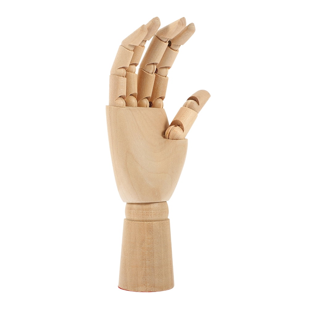 Wooden Hand Mannequin for Artists Poseable Drawing Model Flexible ...