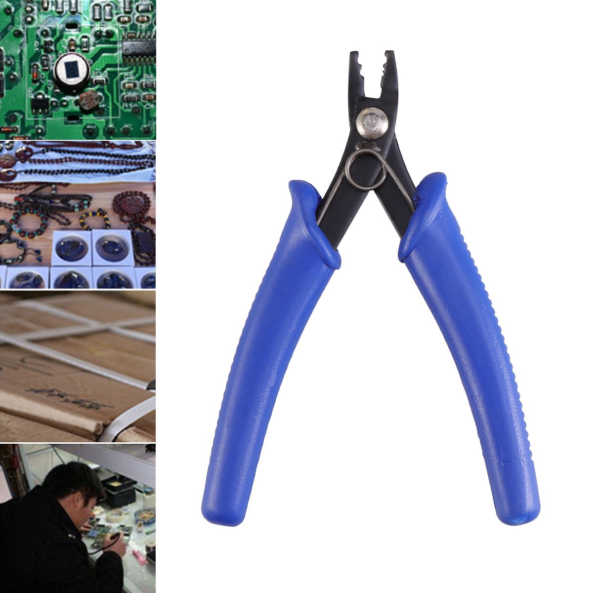 CIMAXIC Side Snips Black PVC Wire Cutting 1Pcs 4.9 x 2.4 x 0.4in ...