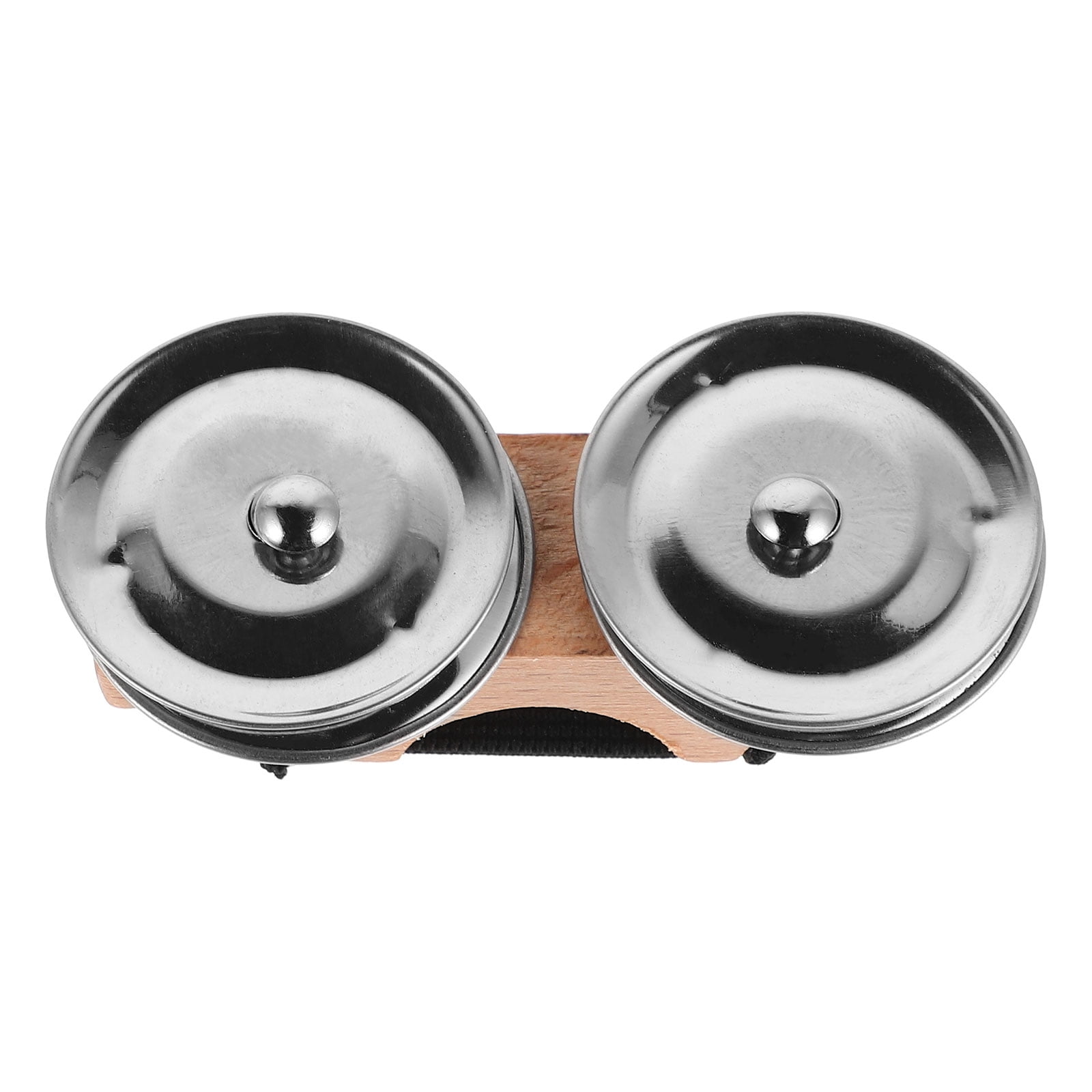 WORGEOUS Handheld Finger Tambourine With Steel Jingle Mini Tambourine ...