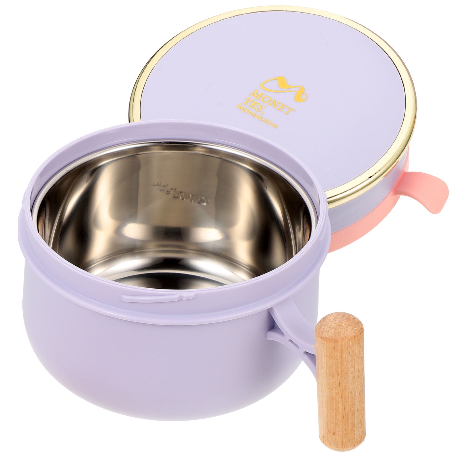 WORGEOUS Handle Food Container Bento Portable Lunch Box Large Soup Cup ...