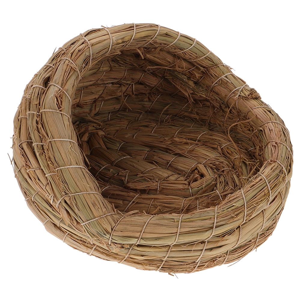 WORGEOUS Handmade Woven Chicken Nest Straw Bird Nests Spawning Nest ...