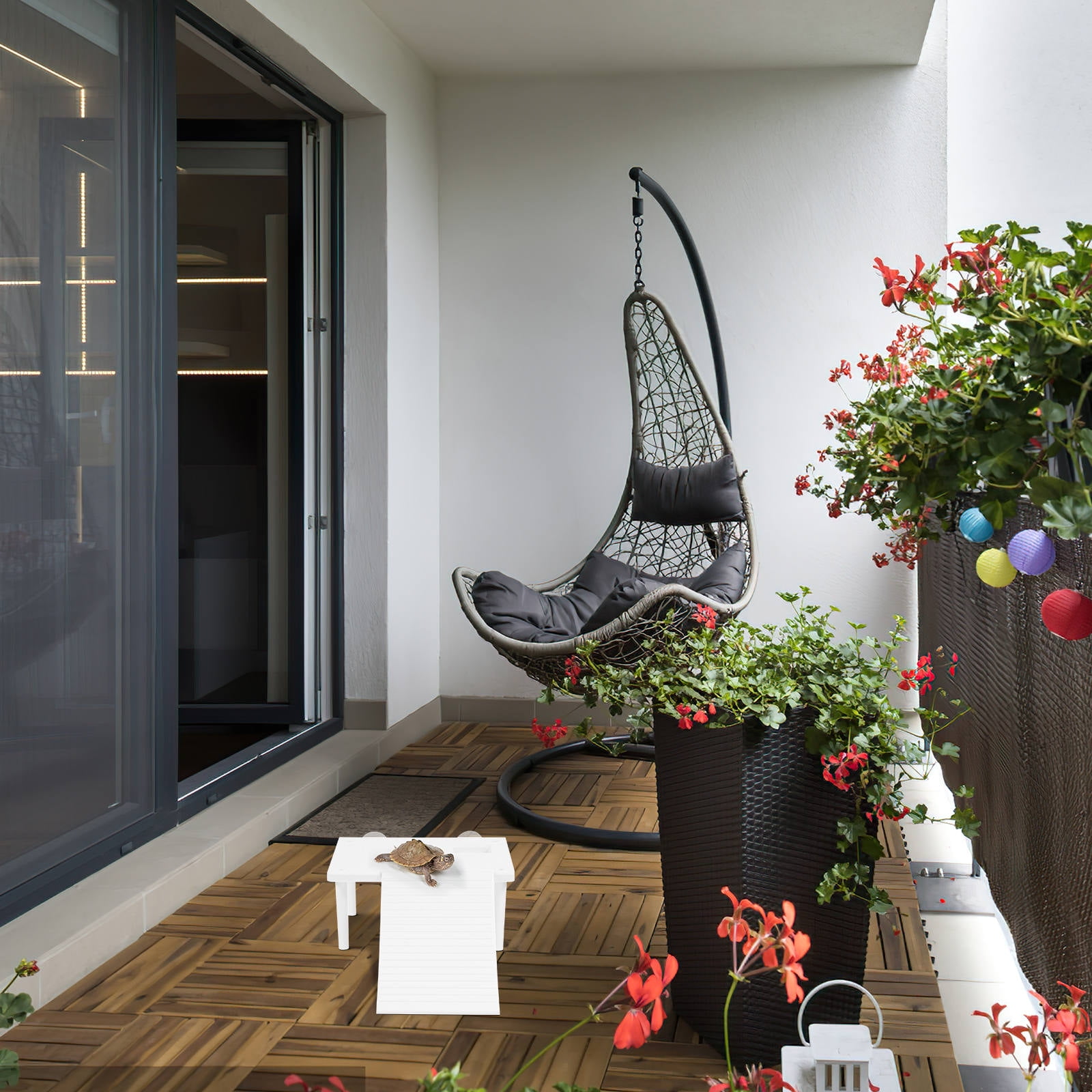 WORGEOUS Hanging Turtle Basking Platform Plastic Turtle Dock Basking ...