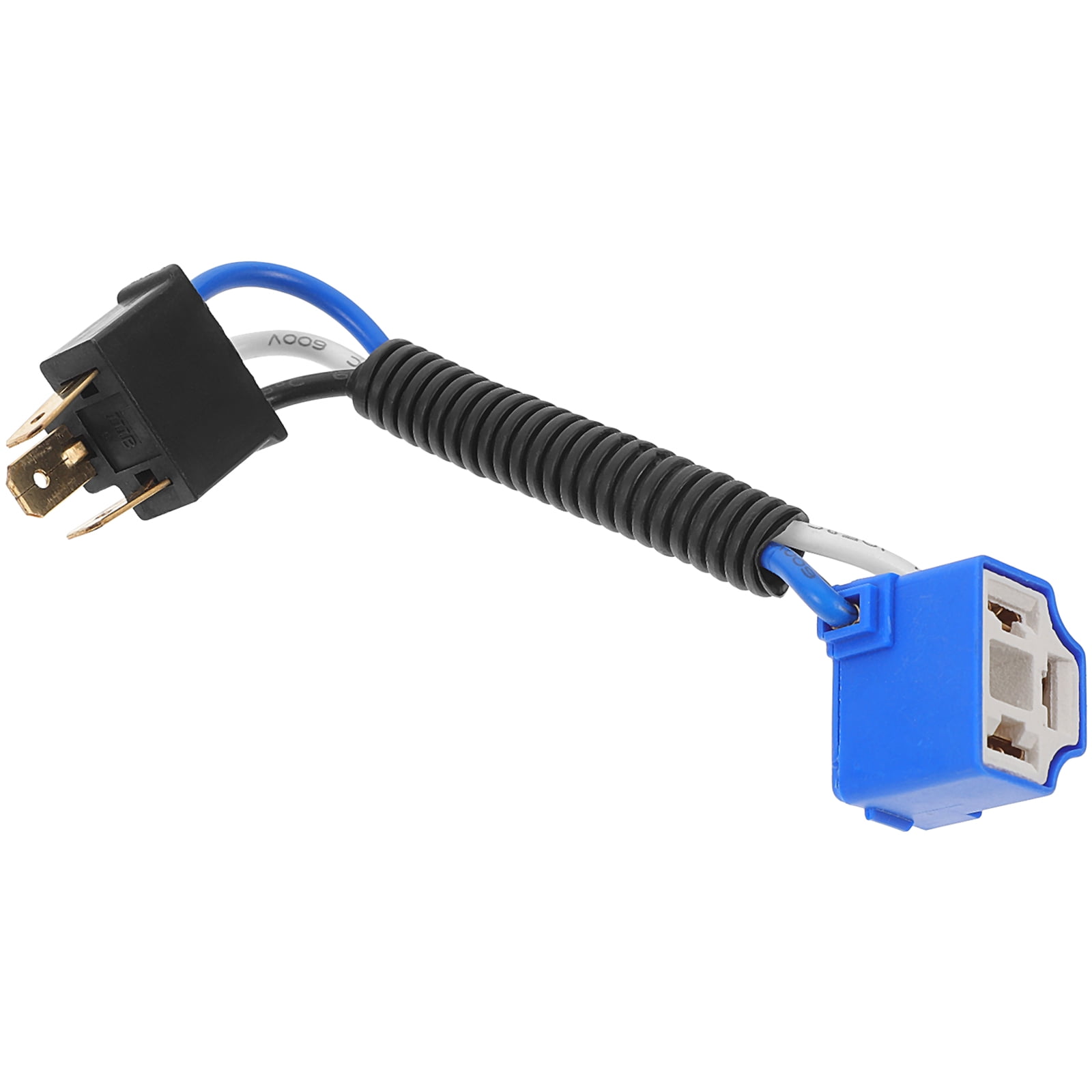 Headlight Conversion Harness Adapter H4 Plug Extension Cable 1 Set ...