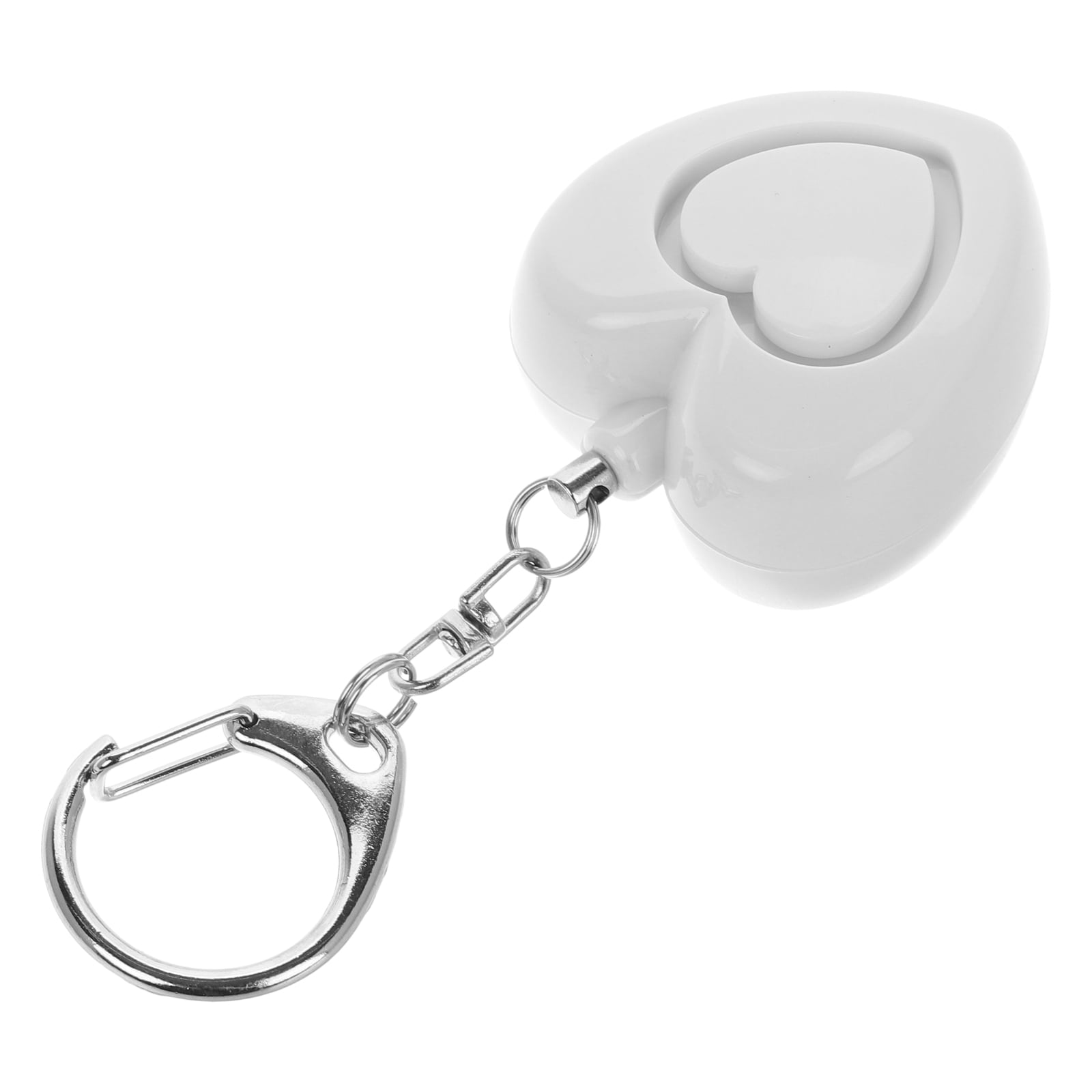 WORGEOUS Heart-Shaped Personal Alarm Keychain for Women Portable Safety ...