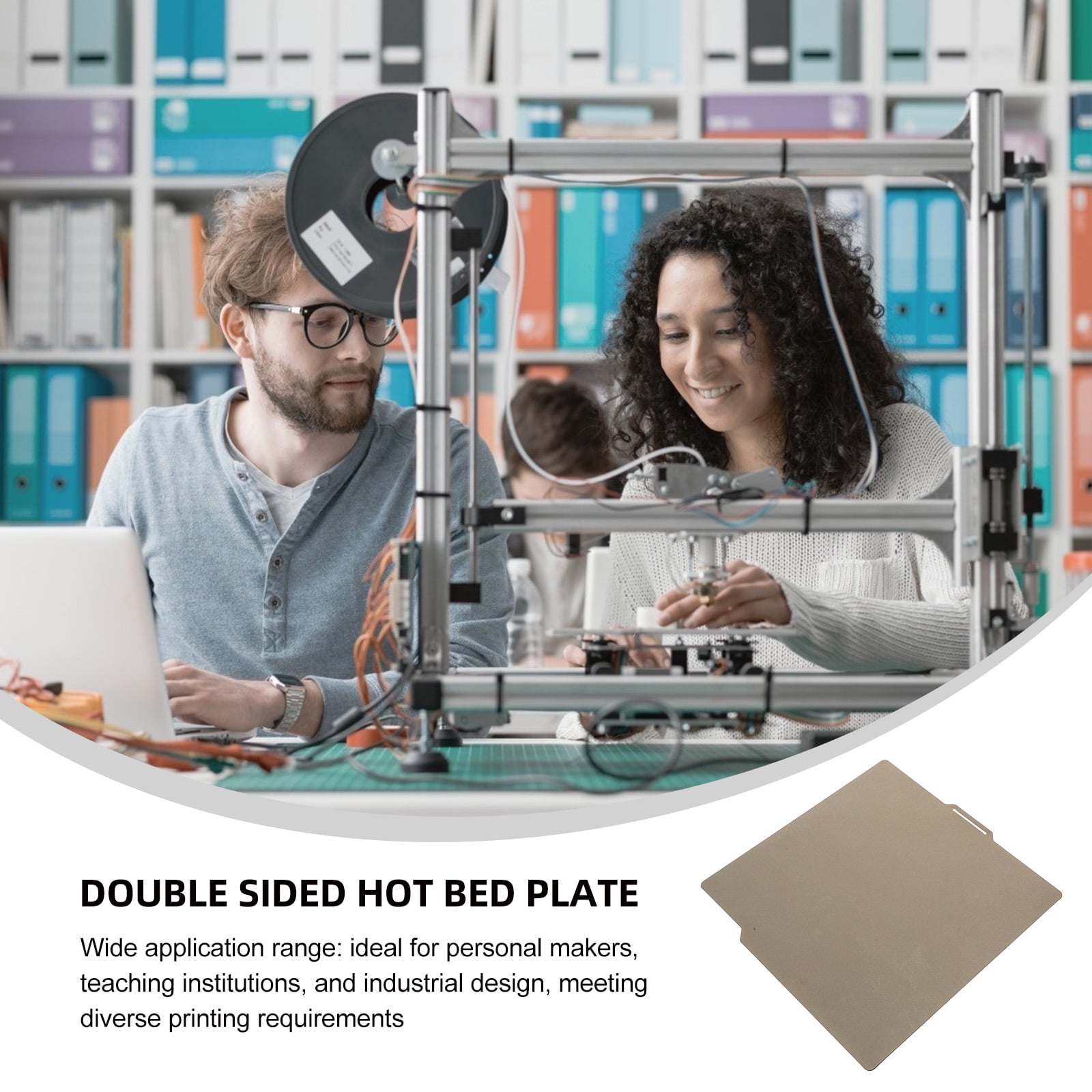 WORGEOUS Heated Bed Build Surface Double Sided Textured Pei Build Plate ...