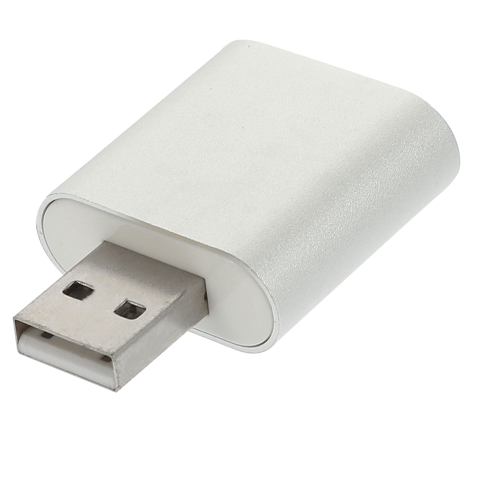 WORGEOUS Heavy Duty Aluminum USB External Stereo Sound Adapter for and ...