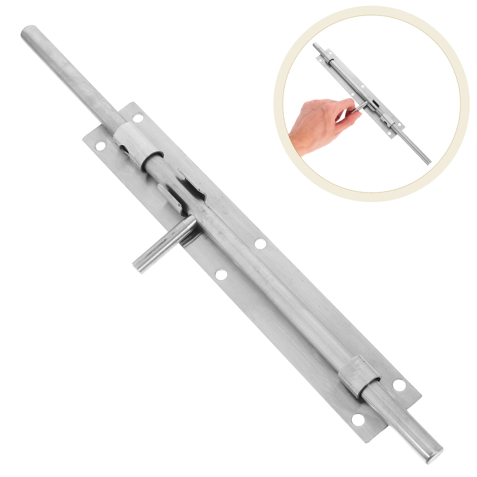 WORGEOUS Heavy Duty Gate Latch With Lock Hole Thickened Solid Material ...