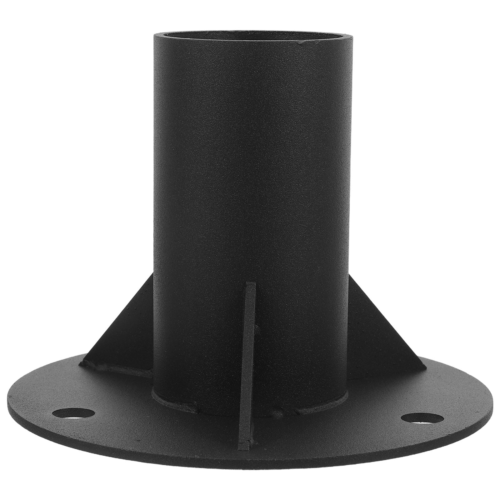 WORGEOUS Heavy-Duty Metal Fence Rail Flange Deck Mounting Base Fence ...