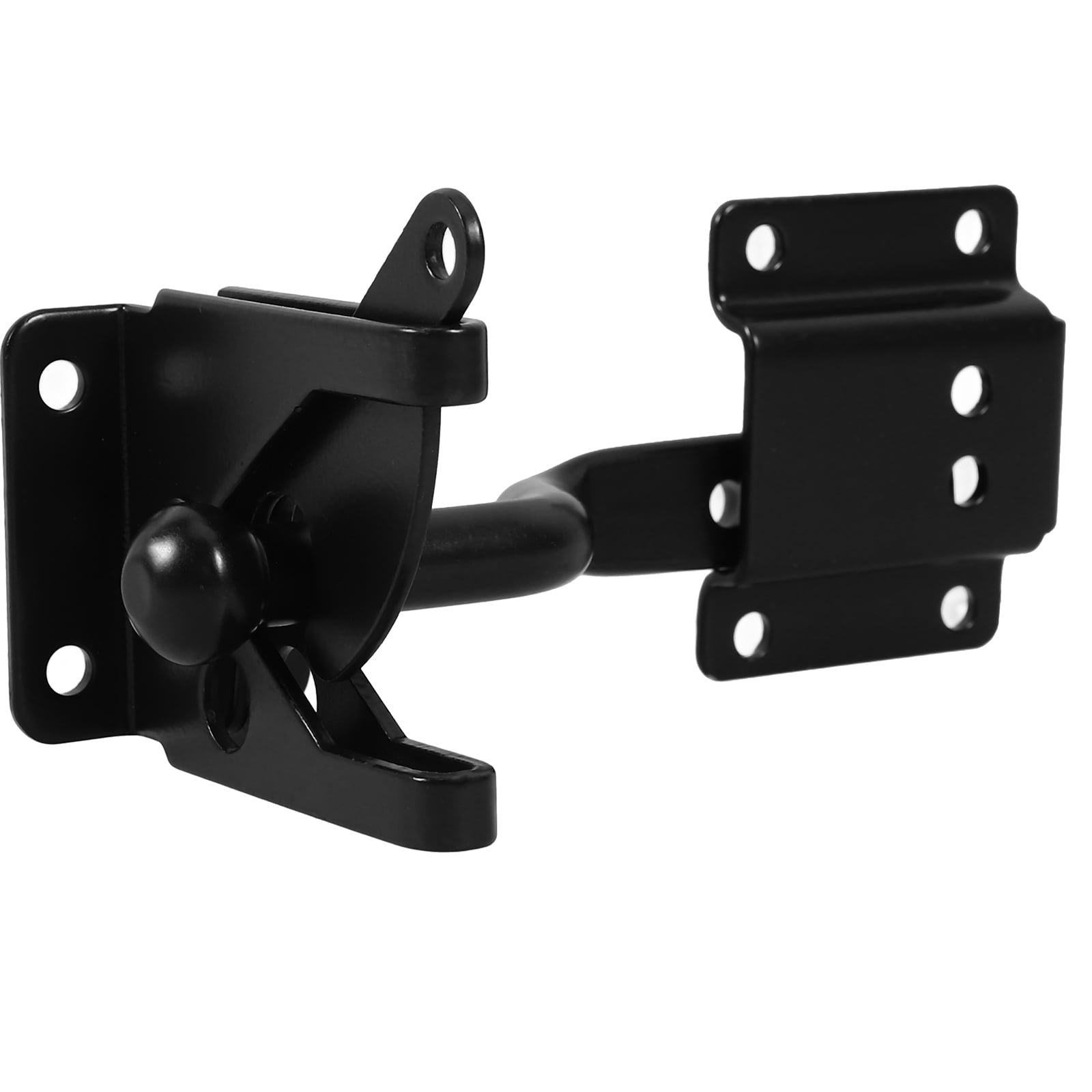 WORGEOUS Heavy Duty Self-Locking Gate Latch for Outdoor Fence Lever ...