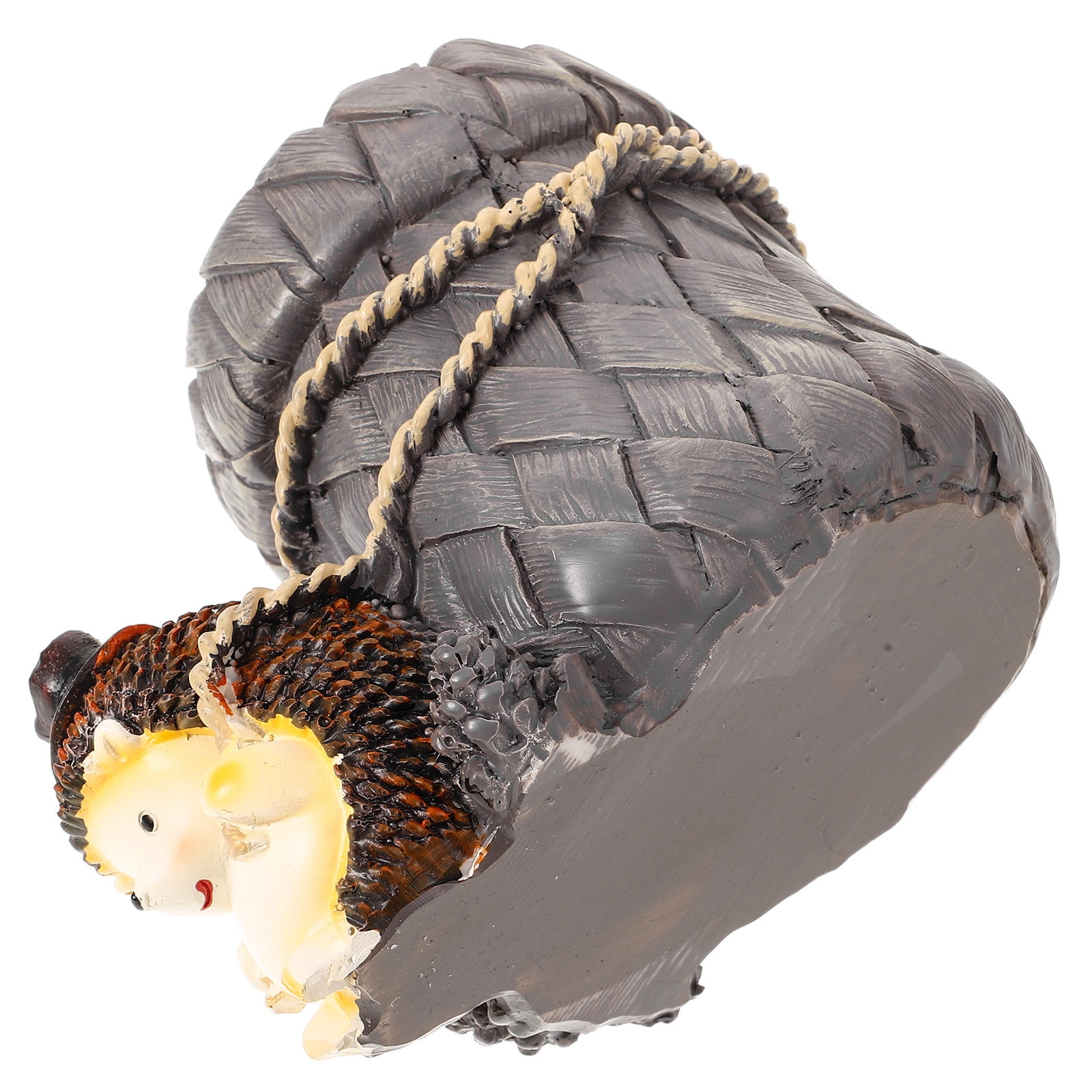 WORGEOUS Hedgehog Pen Holder Stand Pencil Case Office Dark Brown ...