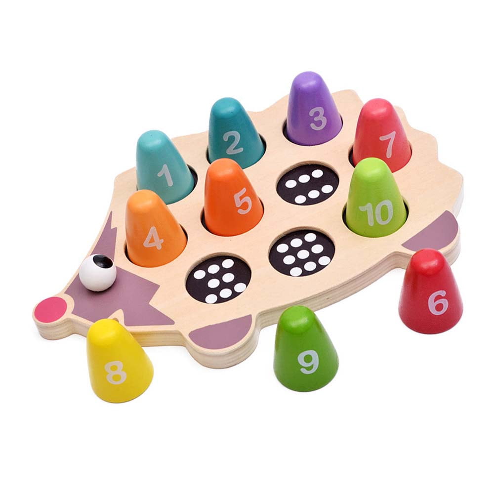 WORGEOUS Hedgehog Puzzle Number Matching Toy Parent-child Interactive ...