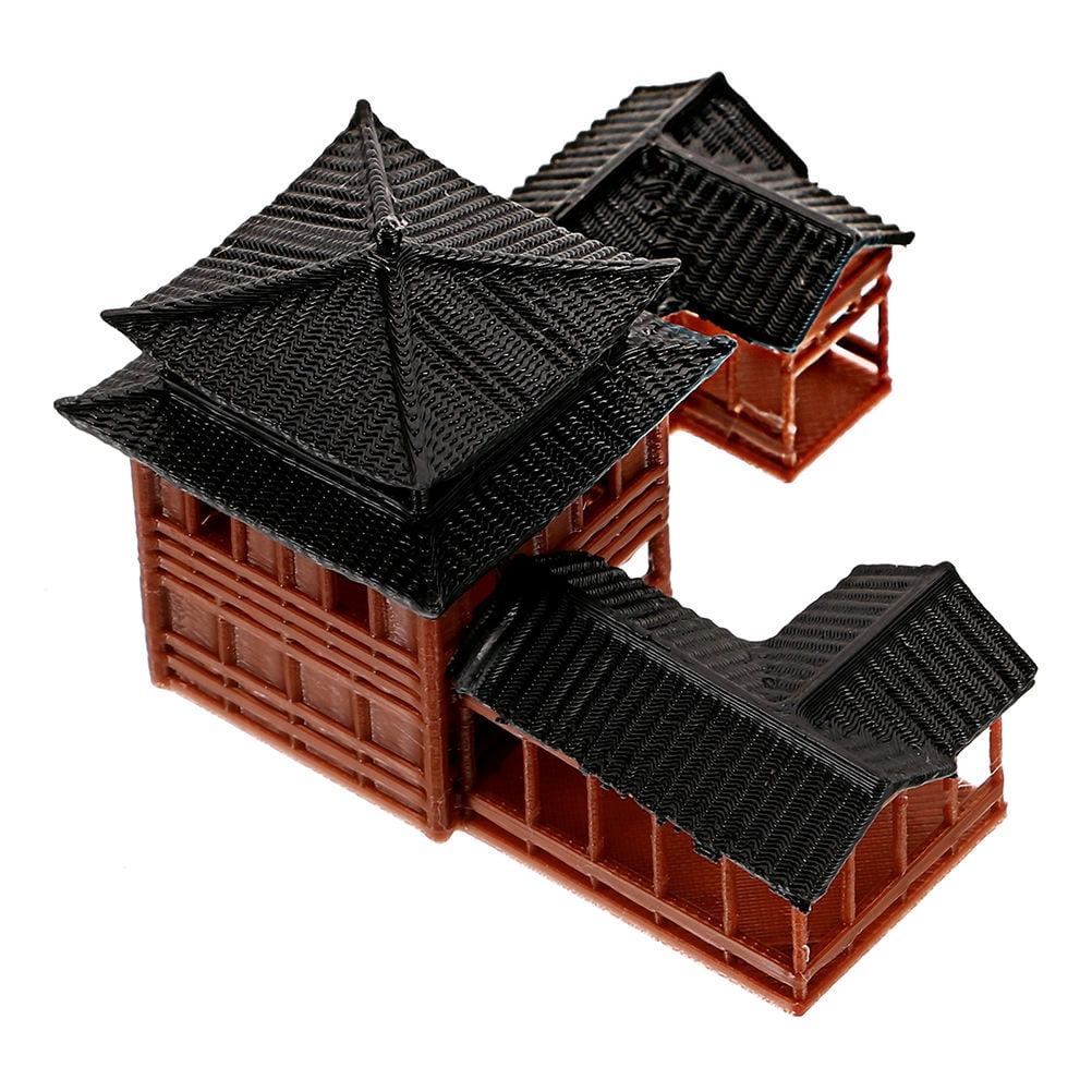 WORGEOUS Hexagon Pagoda Statue Japanese Outdoor Decor Miniature Pagoda ...