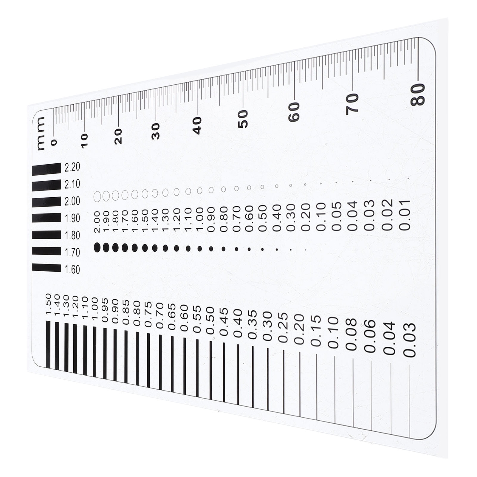Worgeous High Precision Measurement Ruler Scratch And Spot Detection Tool Surface Defect