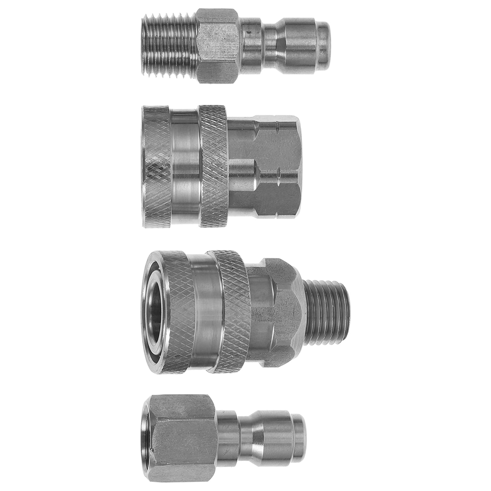 WORGEOUS High Pressure Water Adapter Trailer Latch Pin Hose Air Silver ...