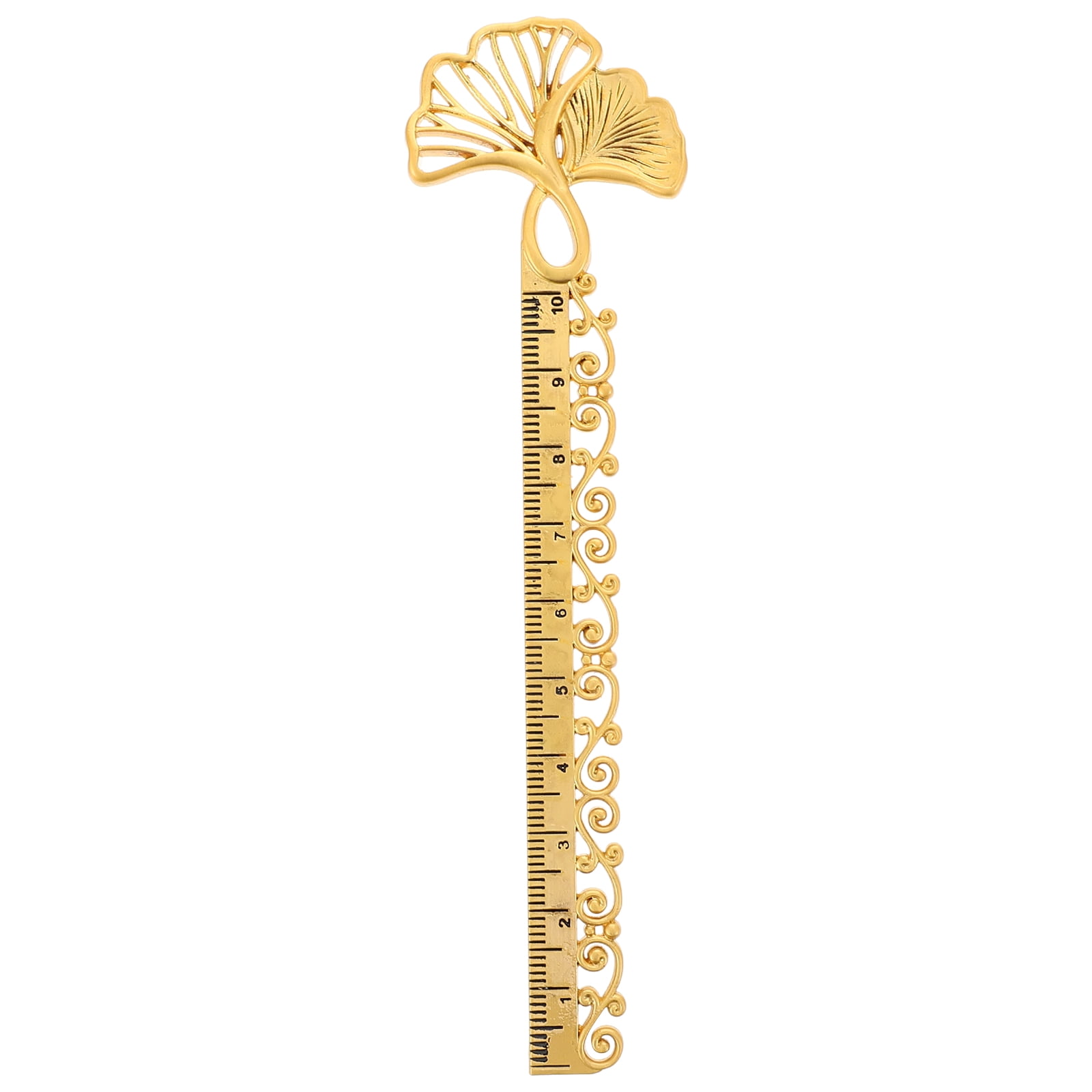 WORGEOUS Hollow Bookmarks Stationery Ruler for Reading Classic Golden ...