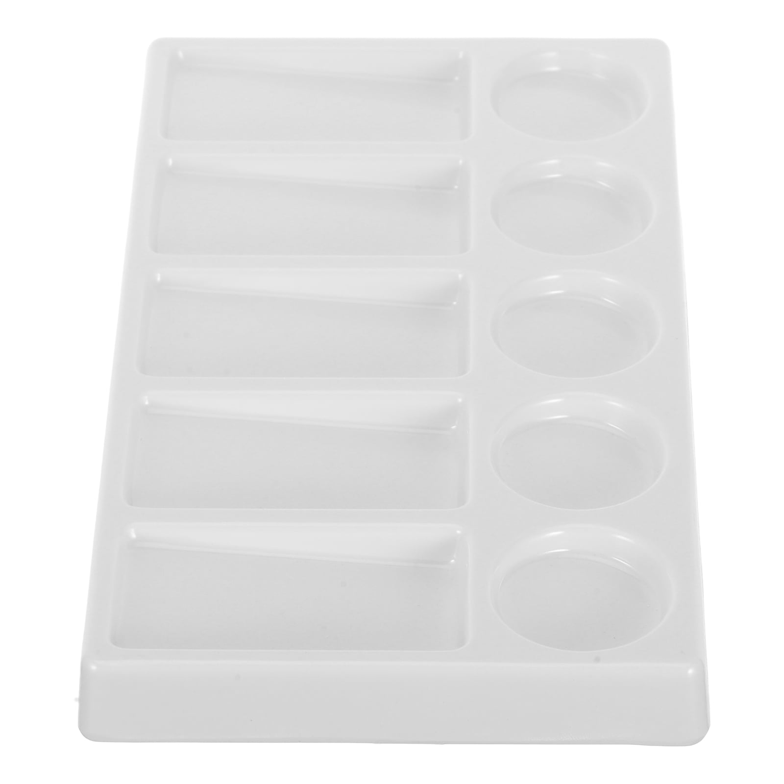 WORGEOUS Imitated Ceramic Watercolor Palette Tray 10-Well Rectangular ...