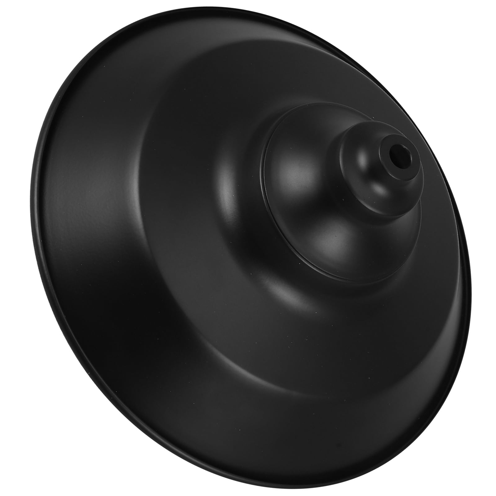 WORGEOUS Industrial Vintage Metal Bulb Guard Black Iron Cone Ceiling ...