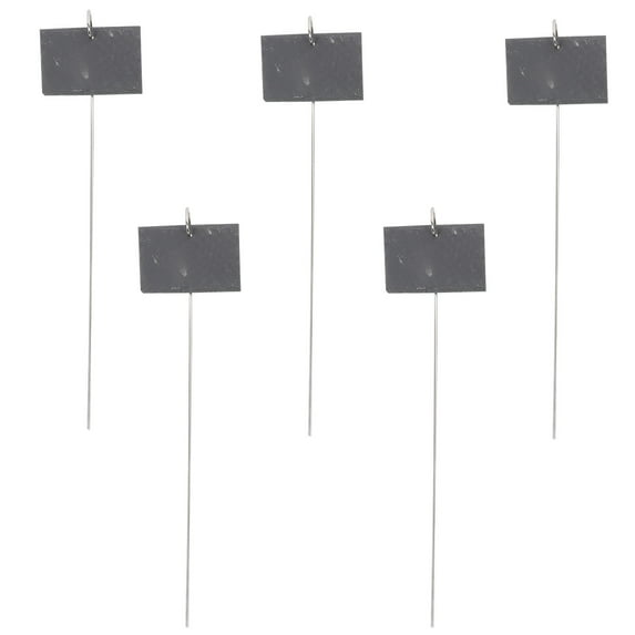 WORGEOUS Iron Art Stakes Garden Supplies Plant Tag Labels Office Black ...