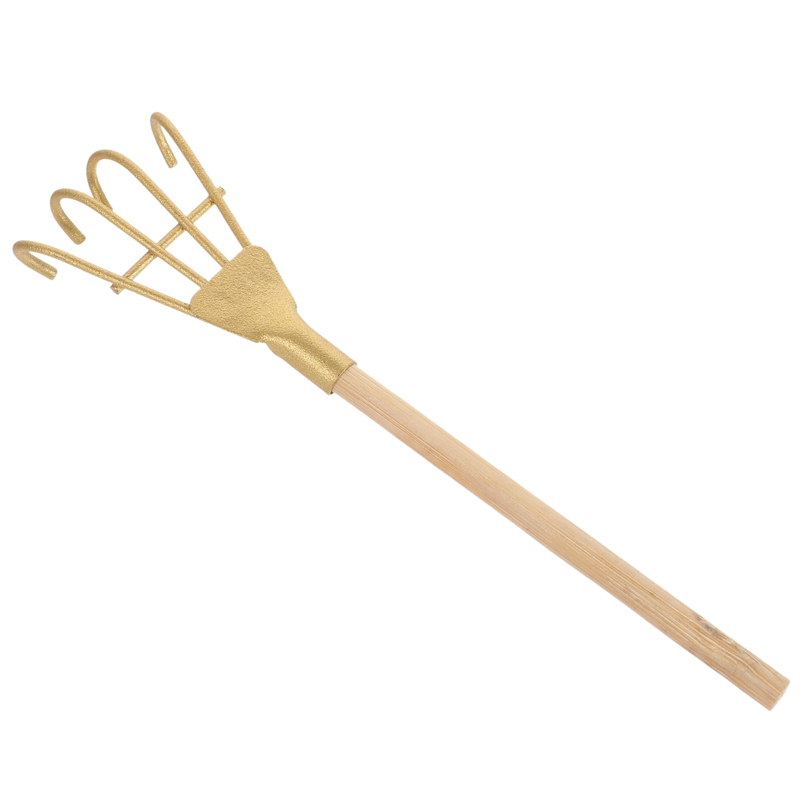 WORGEOUS Iron Rake Tool Model Kids Gardening Tools Sandbox Crafts for ...