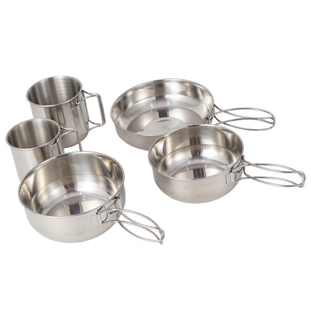 WORGEOUS Jacketed Kettle Outdoor Camping Portable Cookware Set Travel ...