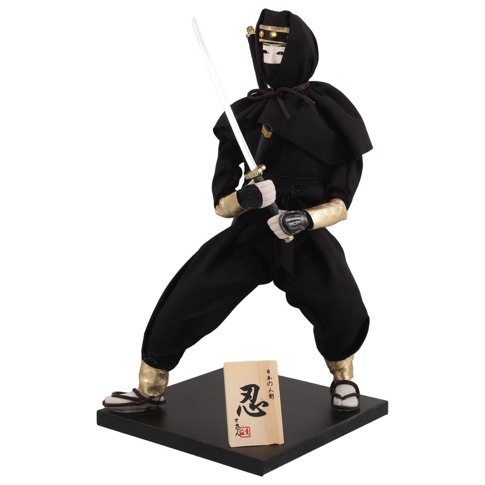 WORGEOUS Japanese Samurai Statue Doll Samurai Miniatures Micro ...